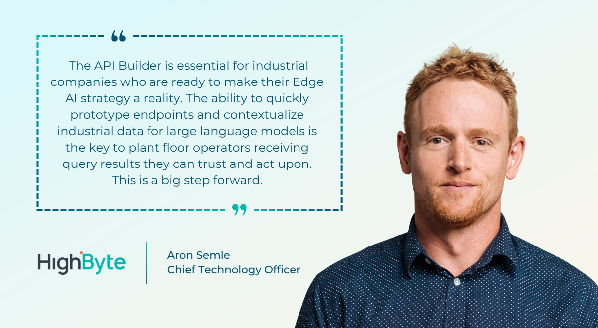 HighByte Launches API Builder for Industrial Data | News | HighByte