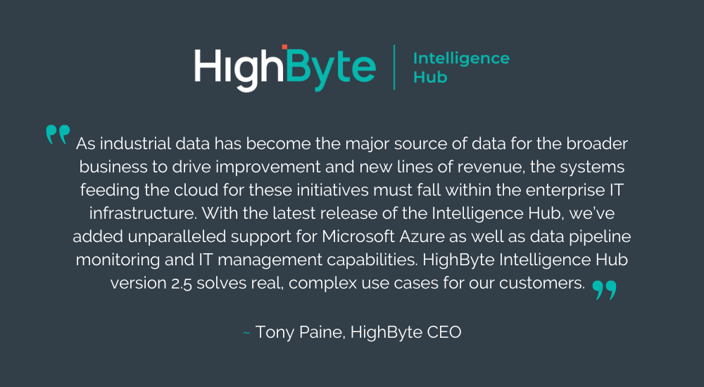 HighByte Expands Microsoft Azure Connectivity | News | HighByte