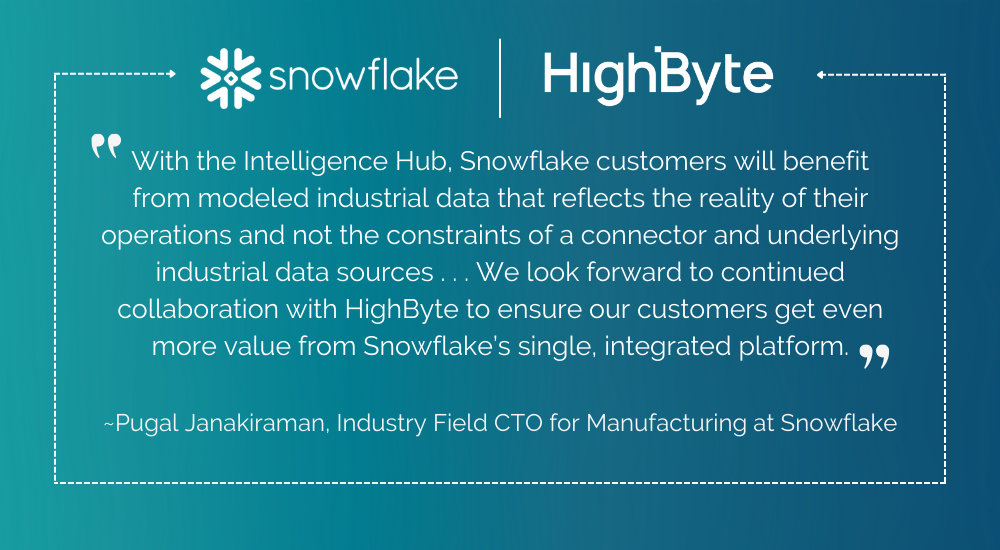 HighByte Releases Snowflake Native Connectivity | News | HighByte